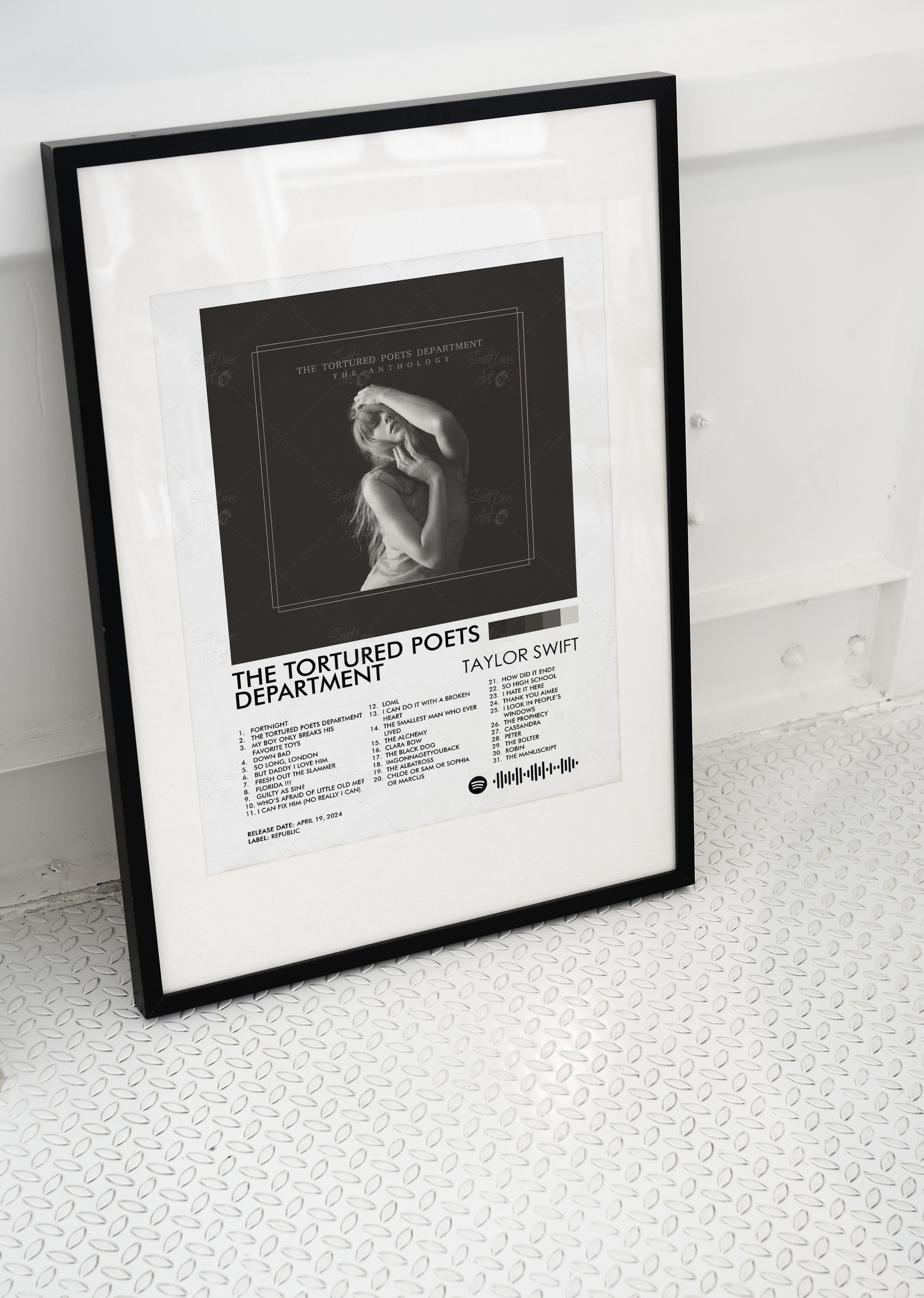 The Tortured Poets Anthology Poster, Print, Poster Gift, Wall Decor ...