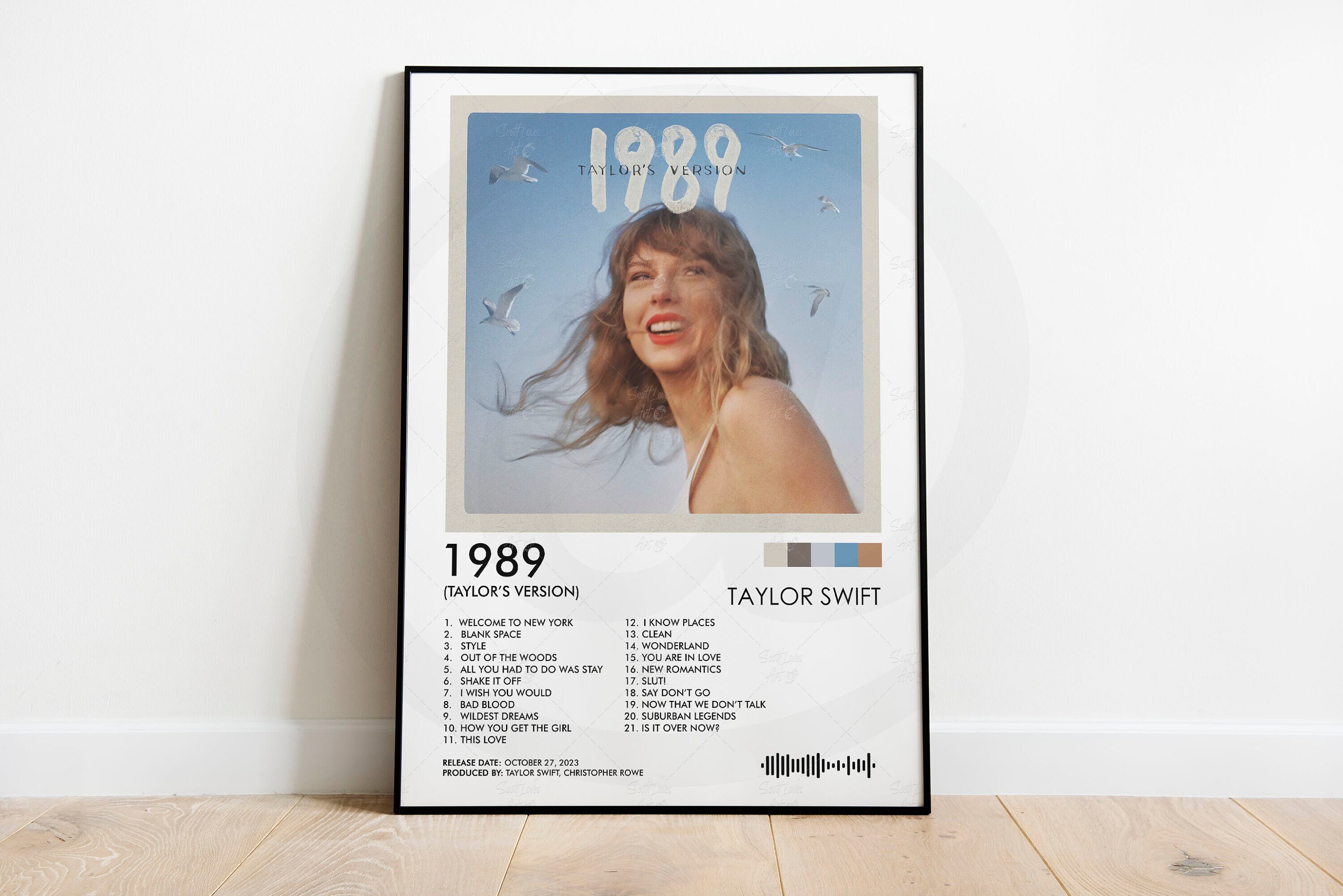 Taylor Swift 1989 Taylor's Version Poster, Taylor Swift Poster Print ...