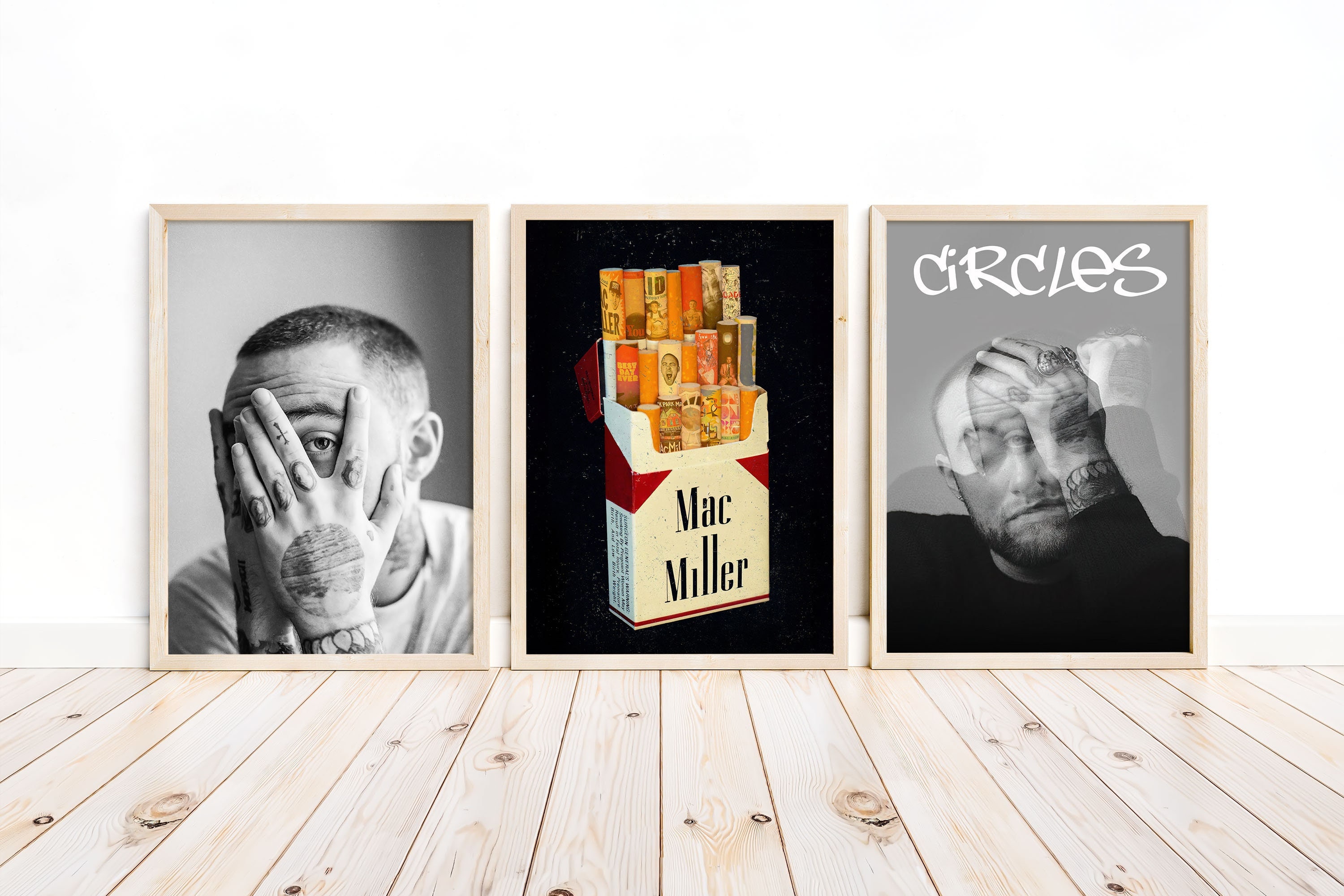 3x Mac Miller Posters, Mac Miller Prints, Mac Miller Artwork, Mac ...