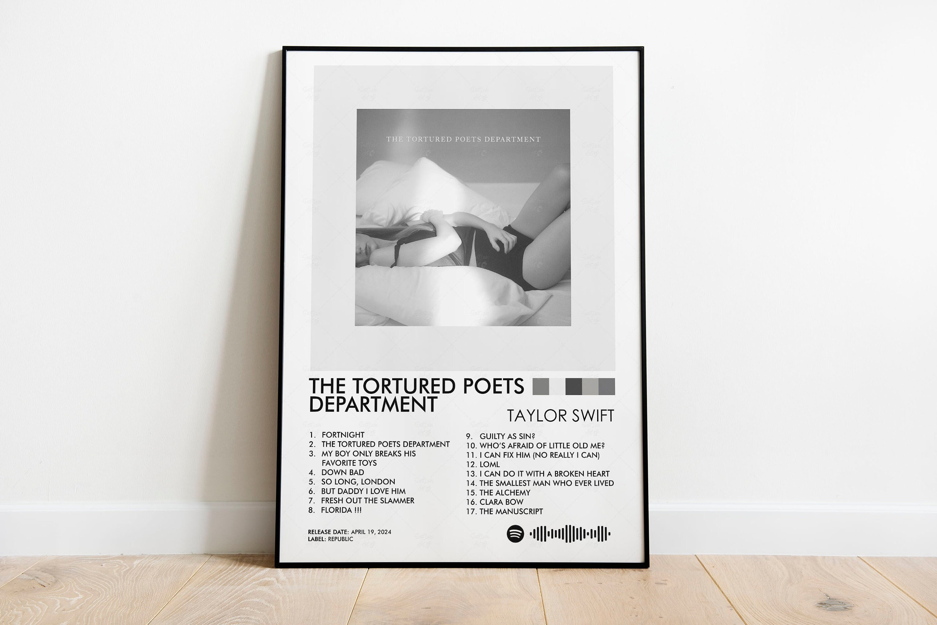 The Tortured Poets Department Poster, Print, Swiftie Poster Gift, Wall ...