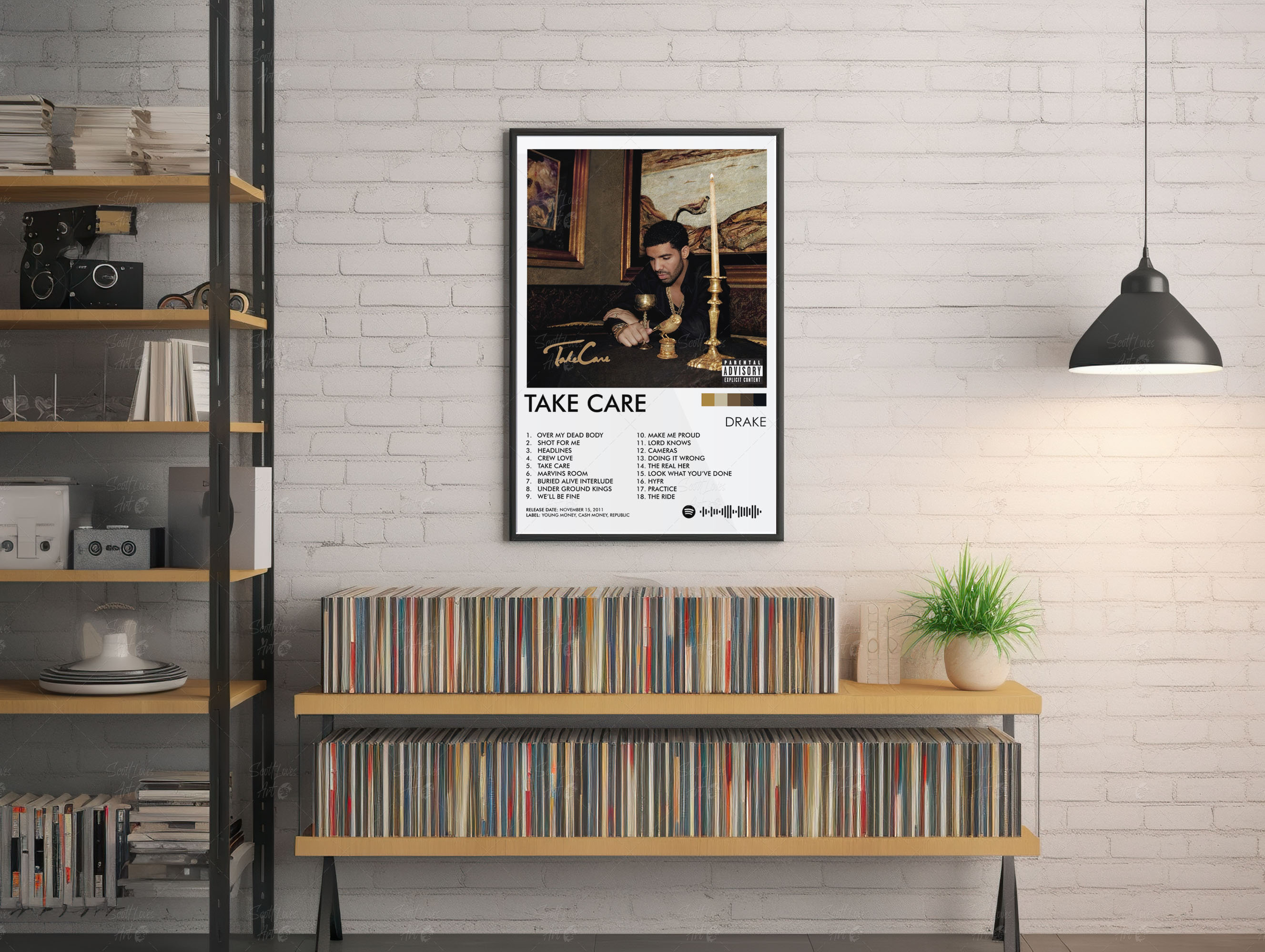 Drake Poster Take Care Poster, Drake Take Care Album poster, Drake ...