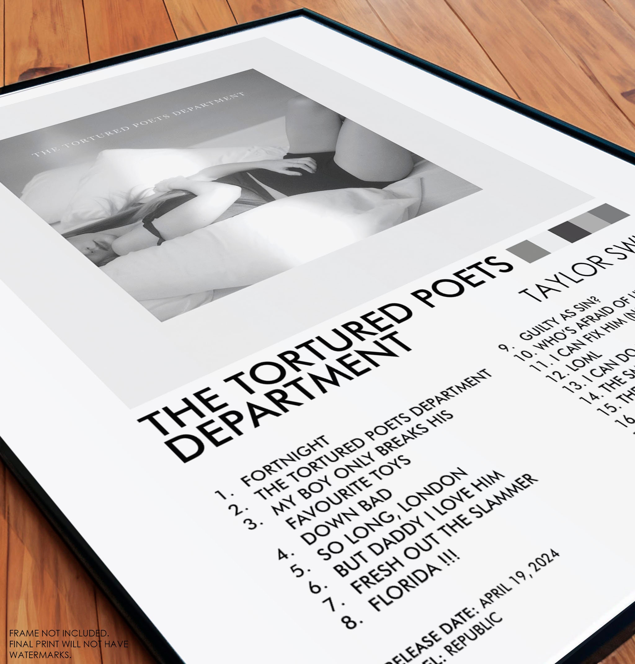 Taylor The Tortured Poets Department Poster sold by Raisa Alieva | SKU ...