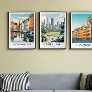 Central Park Poster, Central Park Travel Print, New York Travel Print ...