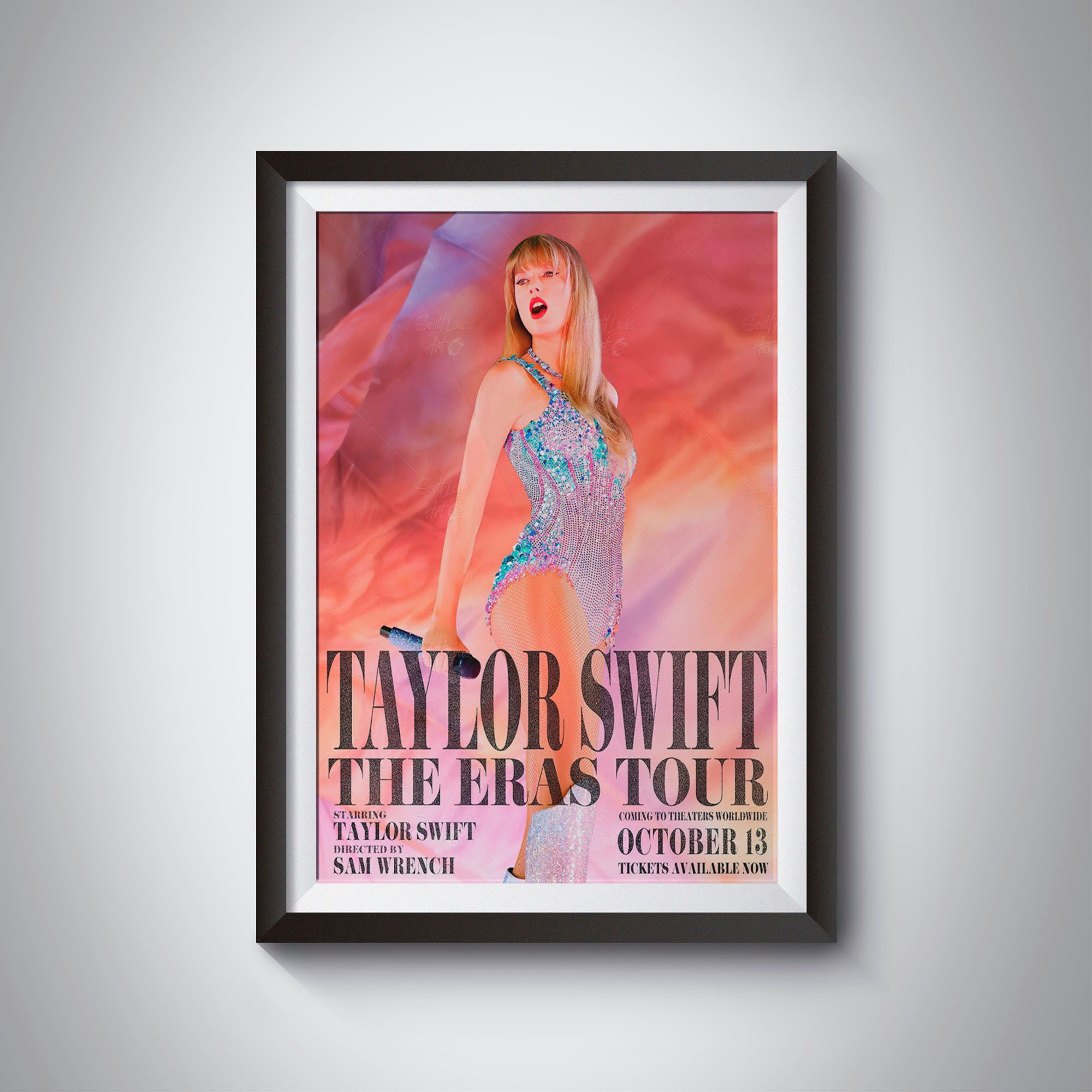 Eras Tour Poster, Taylor Poster Print, Eras Concert Tour Poster ...