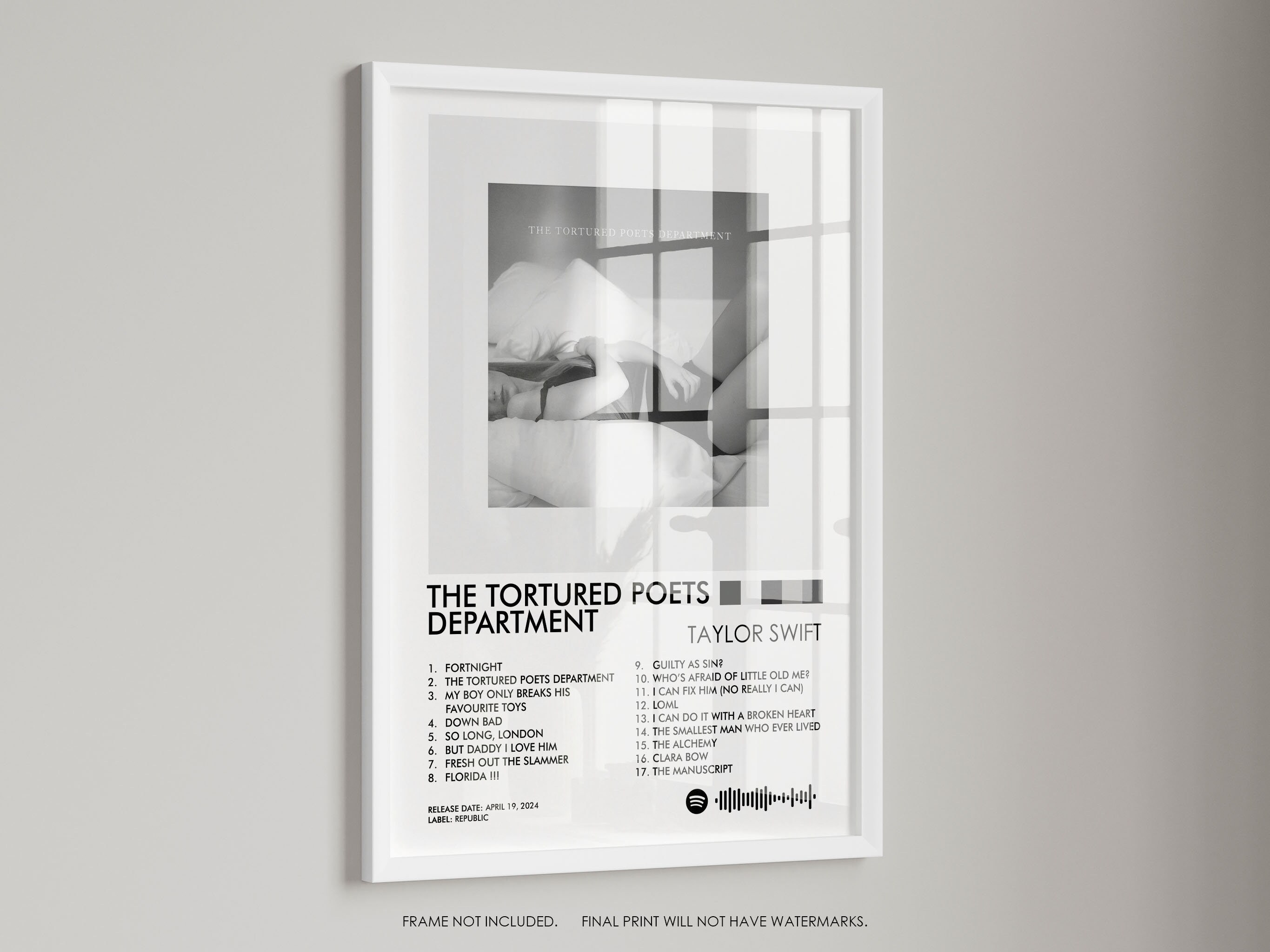 Taylor The Tortured Poets Department Poster sold by Raisa Alieva | SKU ...