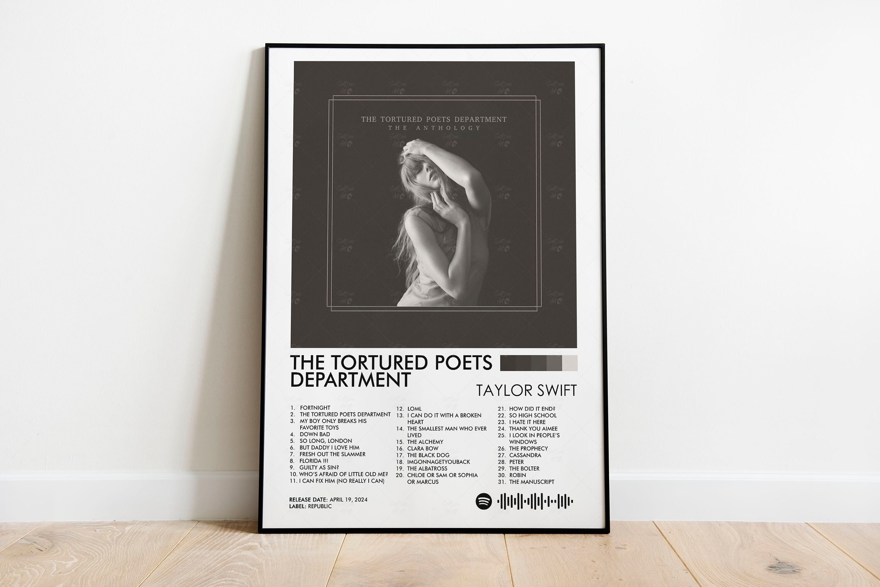 The Tortured Poets Anthology Poster, Print, Poster Gift, Wall Decor ...