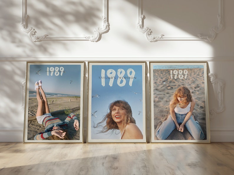 Taylor Swift 1989 Posters X3, 3 Taylor Swift Posters Featuring Taylor's ...