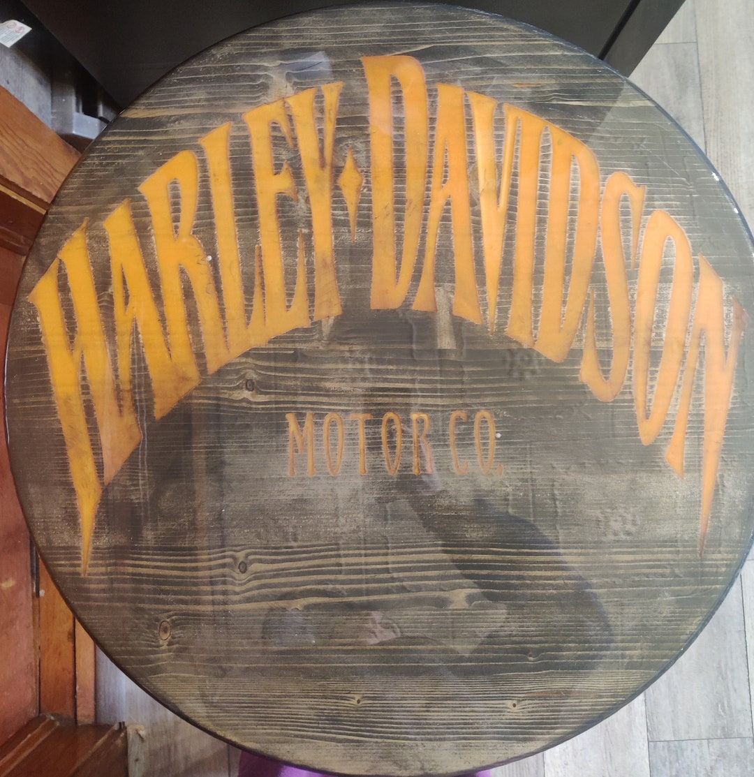 Harley Davidson Table - Etsy