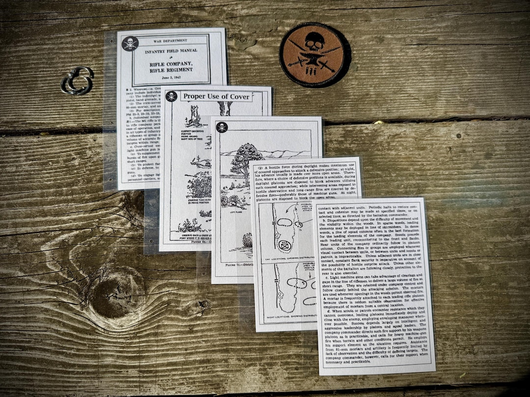 Historical Field Cards- 1942 Rifle Company (limited Run!) - Etsy