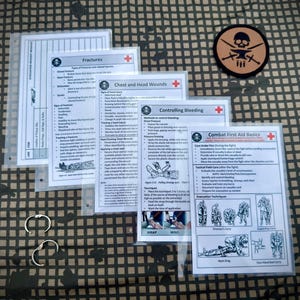 Field Cards- Combat First Aid - Etsy