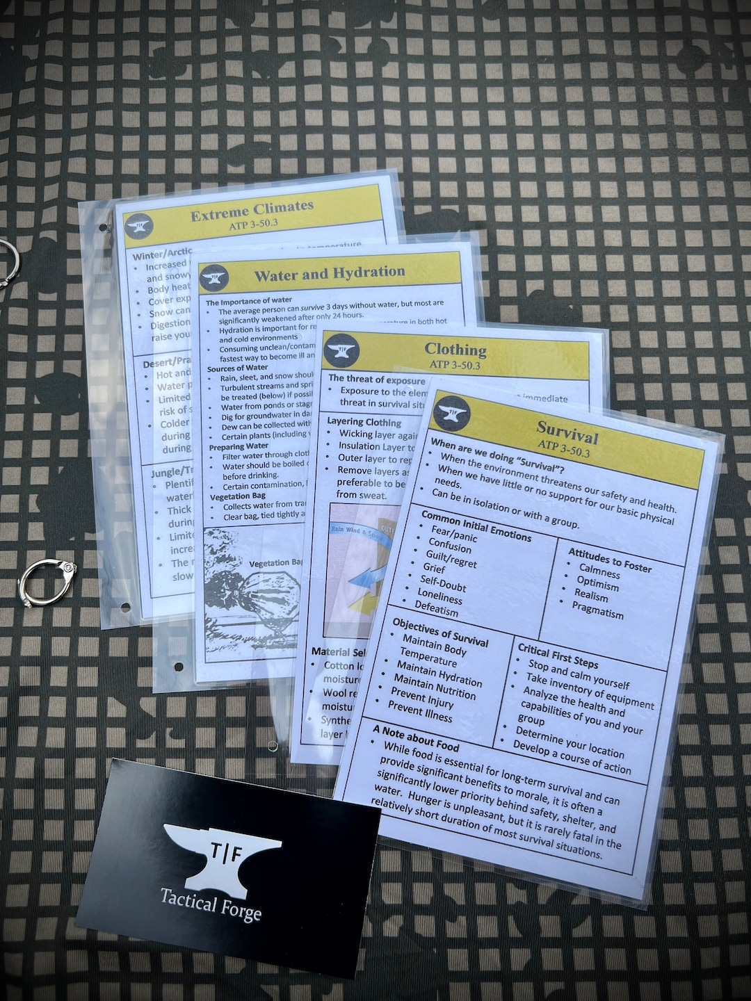 Field Cards- Survival - Etsy