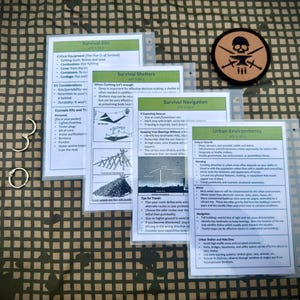 Field Cards- Survival - Etsy