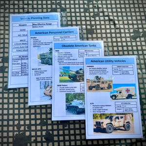 Field Cards- US Vehicle Identification - Etsy