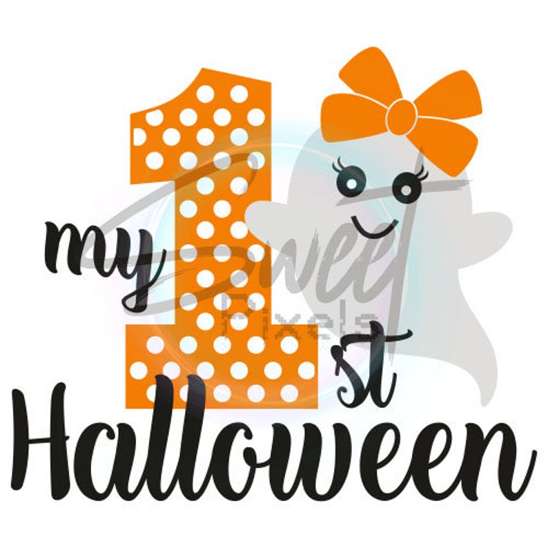 My 1st Halloween PNG Digital Print Cute Design - Etsy