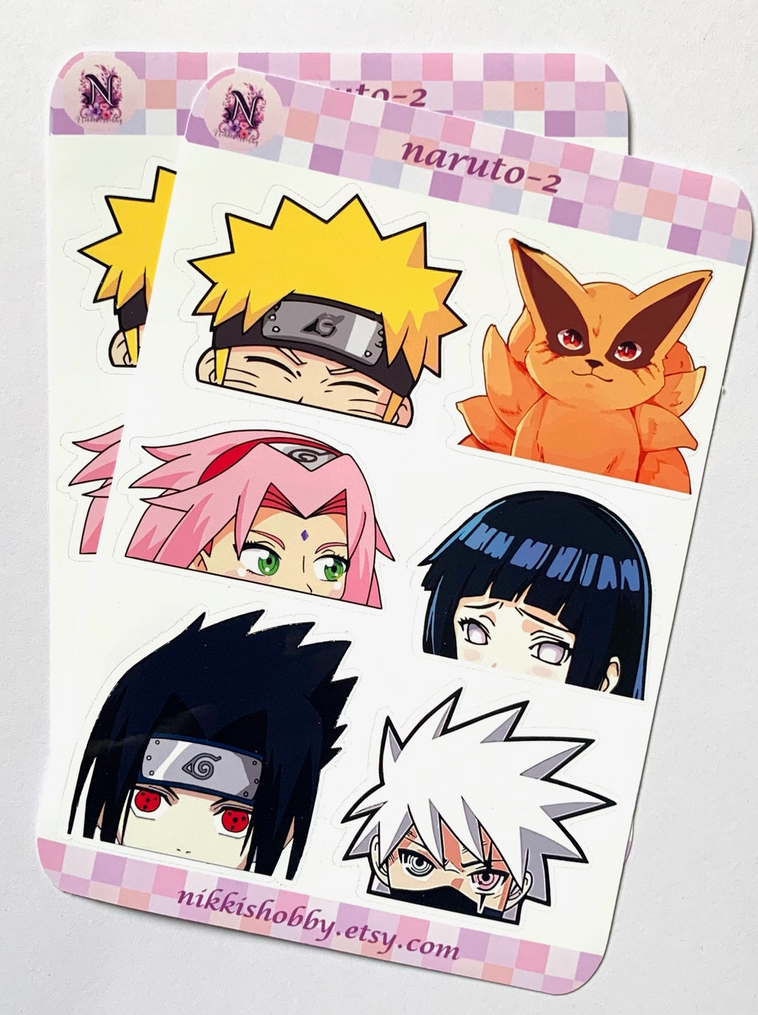 Naruto Peeker Sticker: Waterproof Anime Vinyl Decal - Etsy