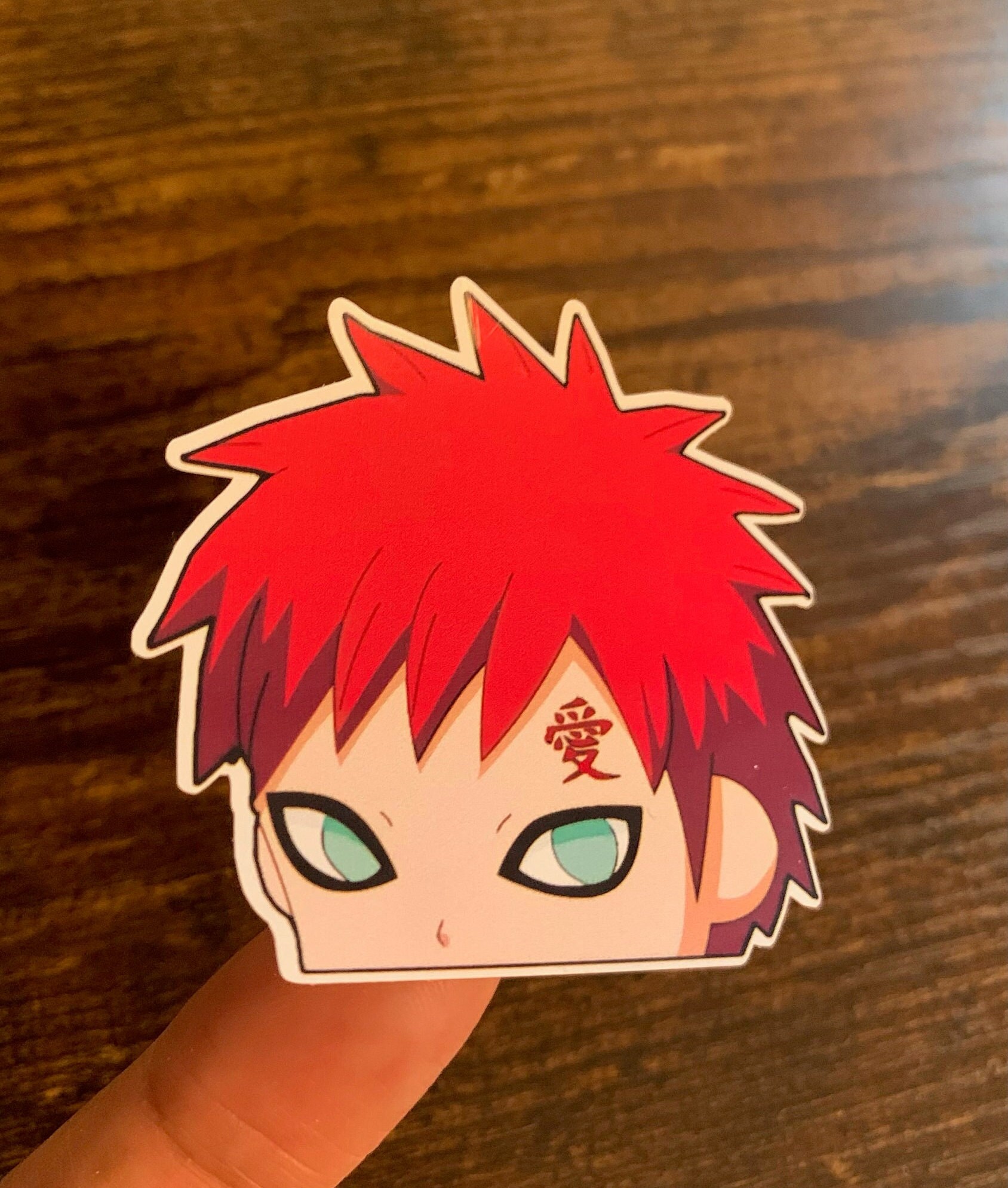 Naruto Peeker Sticker/anime Sticker/vinyl Waterproof/decoration/manga ...