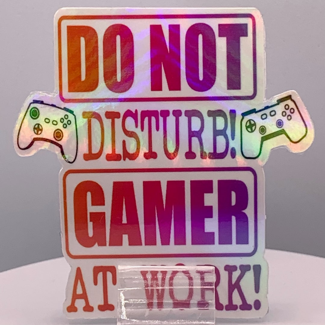 Hologram /vinyl Sticker/gamer Sticker/ Waterproof/laptop Sticker/water ...