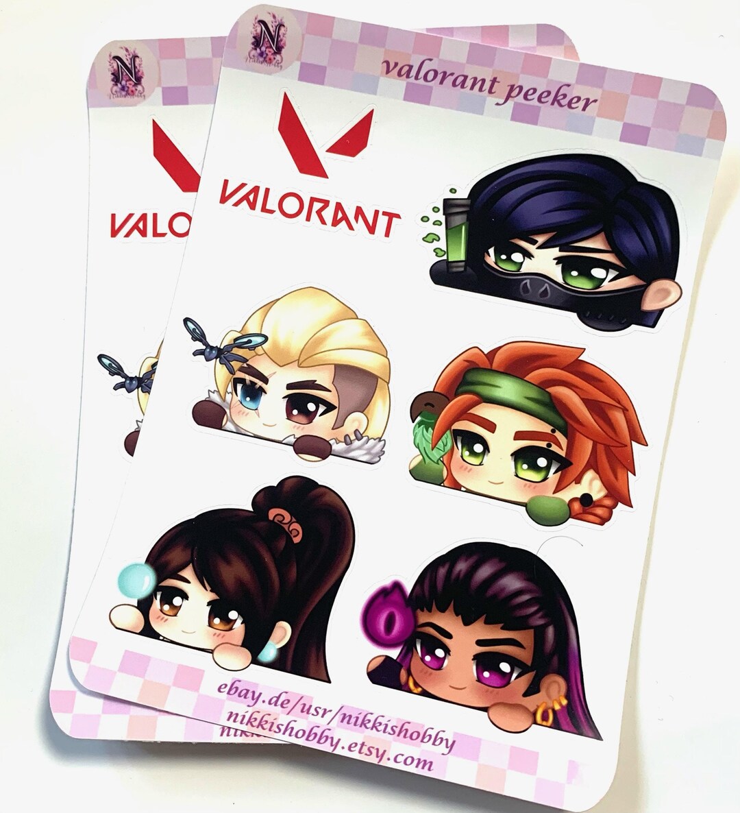 Valorant Peeker Sticker/ Anime/waterproof/vinyl/scrapbook/journal ...