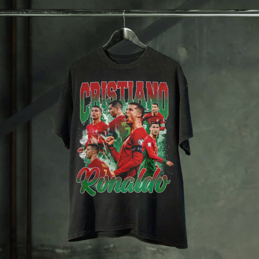 Cristiano Ronaldo Cr7 Vintage 90s Graphic Style T-shirt - Etsy
