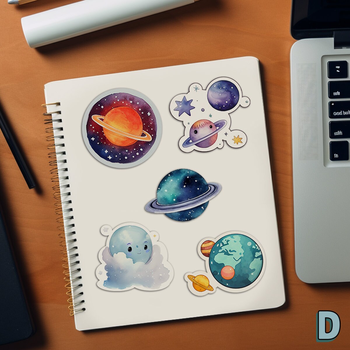 60 Kids Space Stickers Pack: Printable Astronaut & Cosmic - Etsy