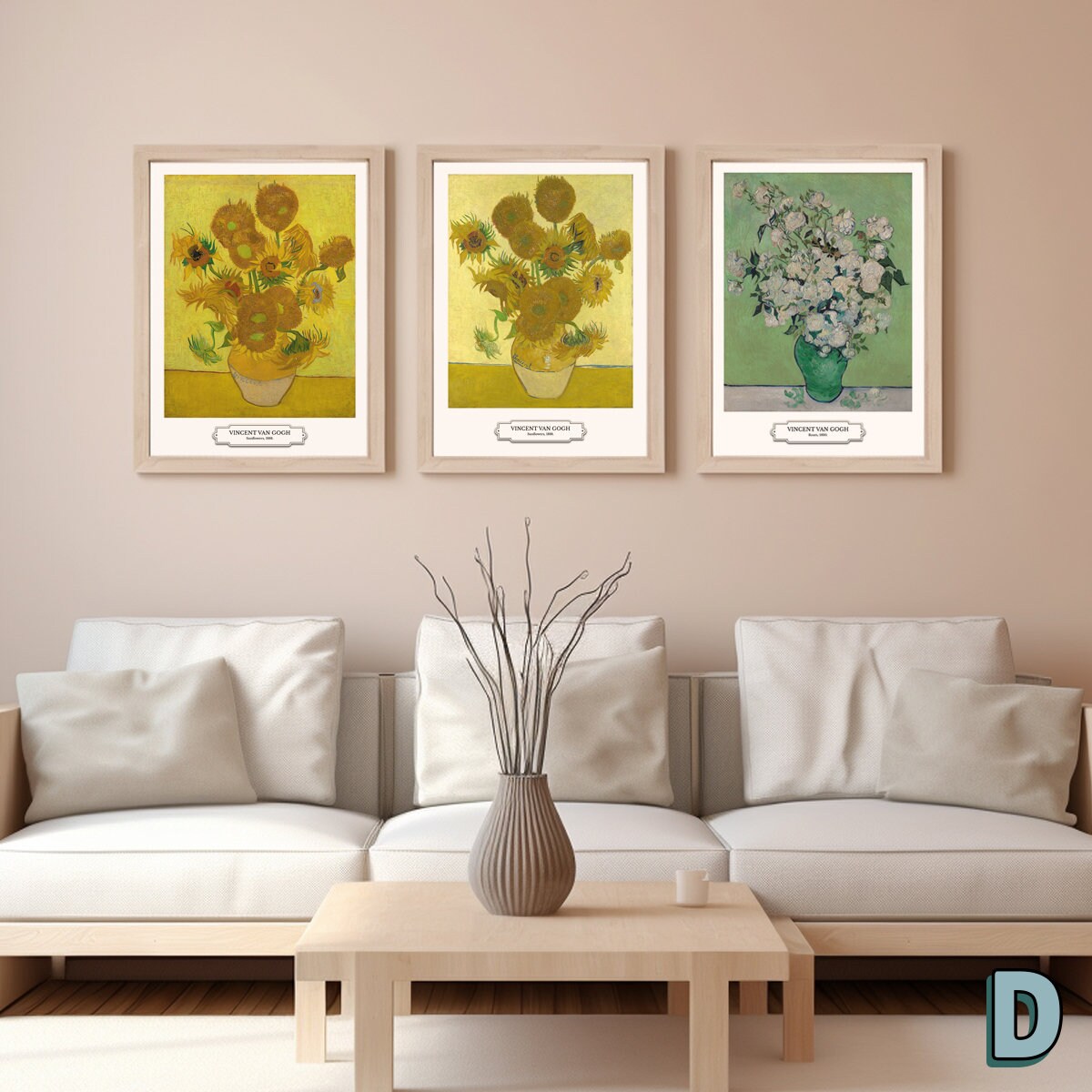 Van Gogh Artwork Set: 12 Iconic Paintings Prints & Posters - Etsy