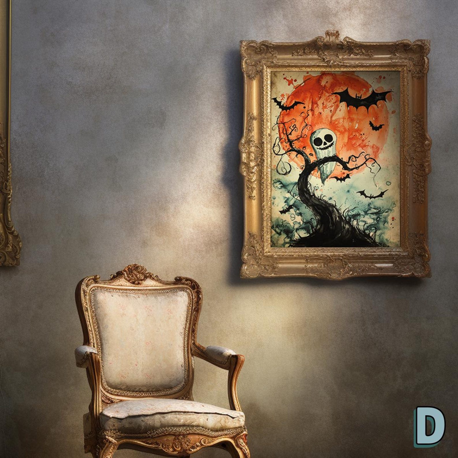 Antique Halloween Collection, 10 Spooky Season Prints, Retro Gothic ...