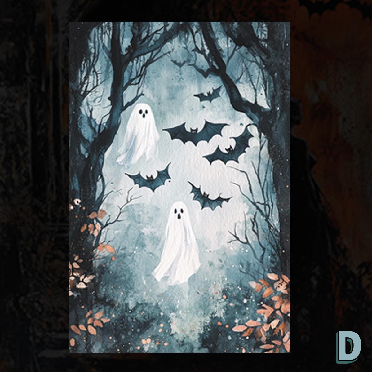 Antique Halloween Collection, 10 Spooky Season Prints, Retro Gothic ...
