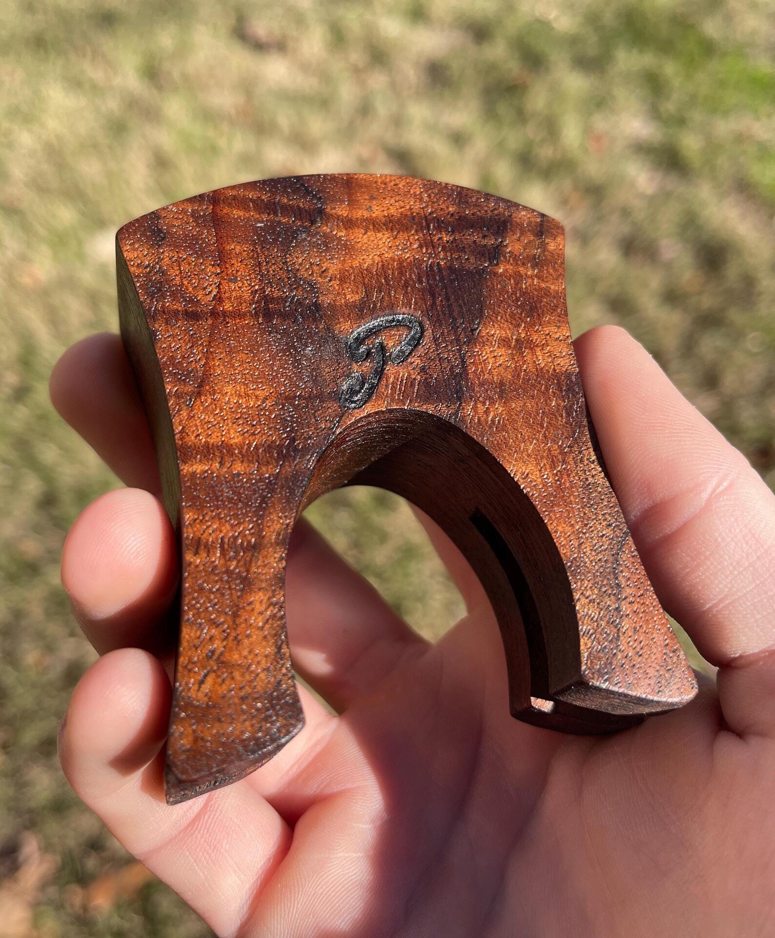 Wooden Double Bass Mute, Flamed Claro Walnut - Etsy