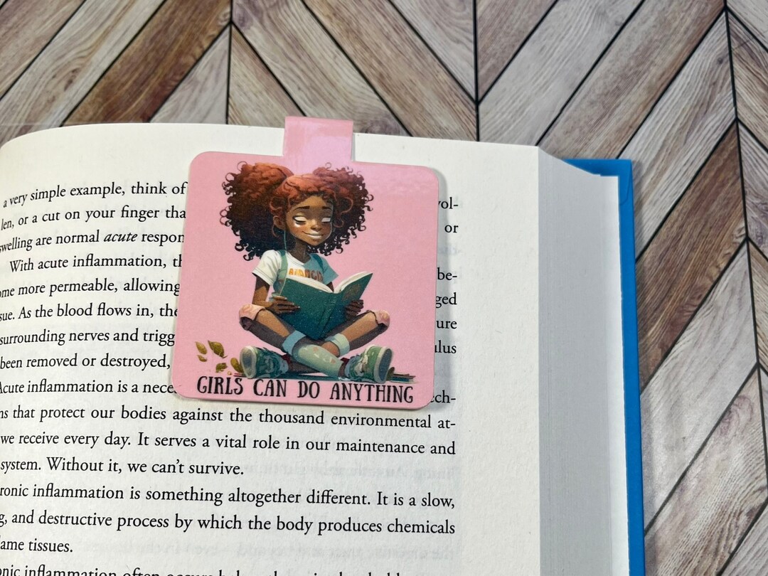 Girls Empowerment Magnetic Bookmark Positive Affirmation Reading ...