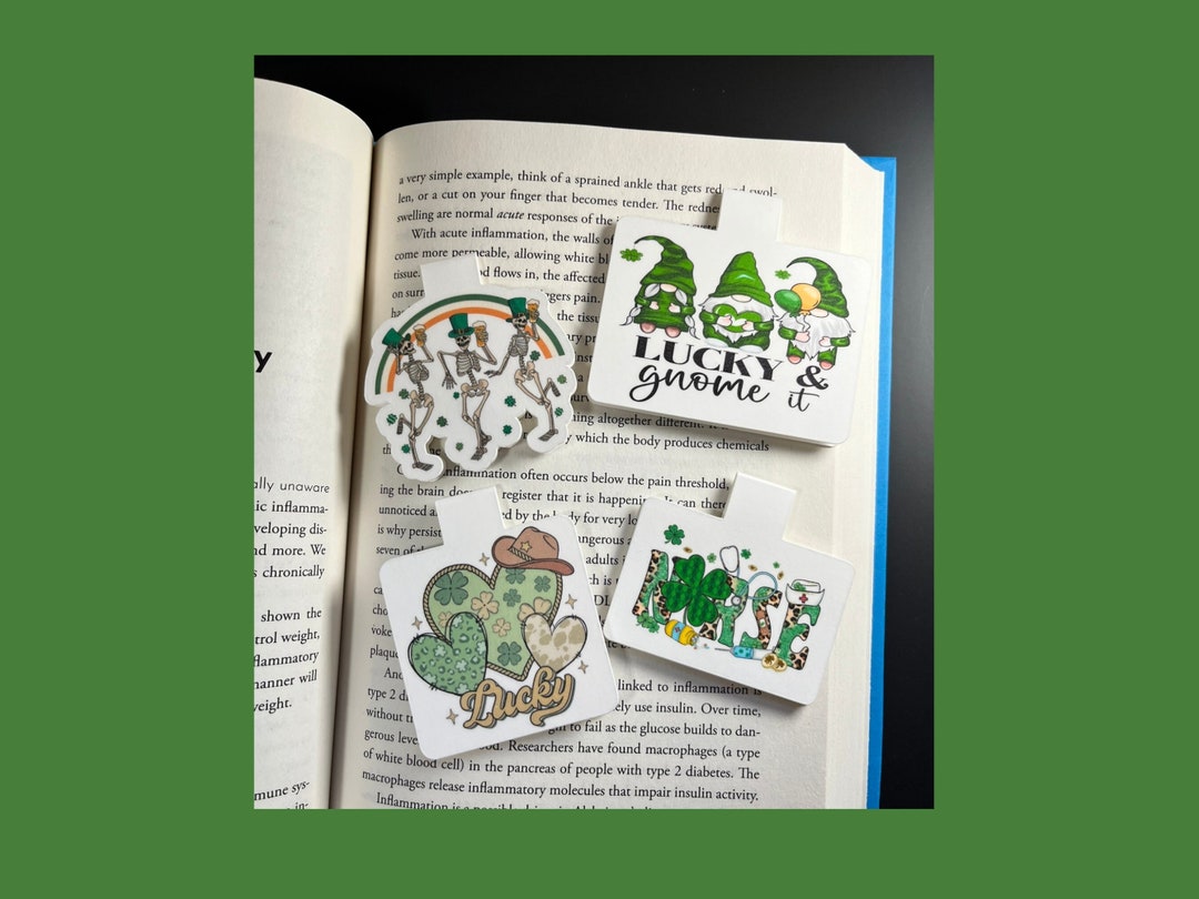 Irish Magnetic Bookmark - St. Patrick's Day Gnome, Skeleton, Nurse ...