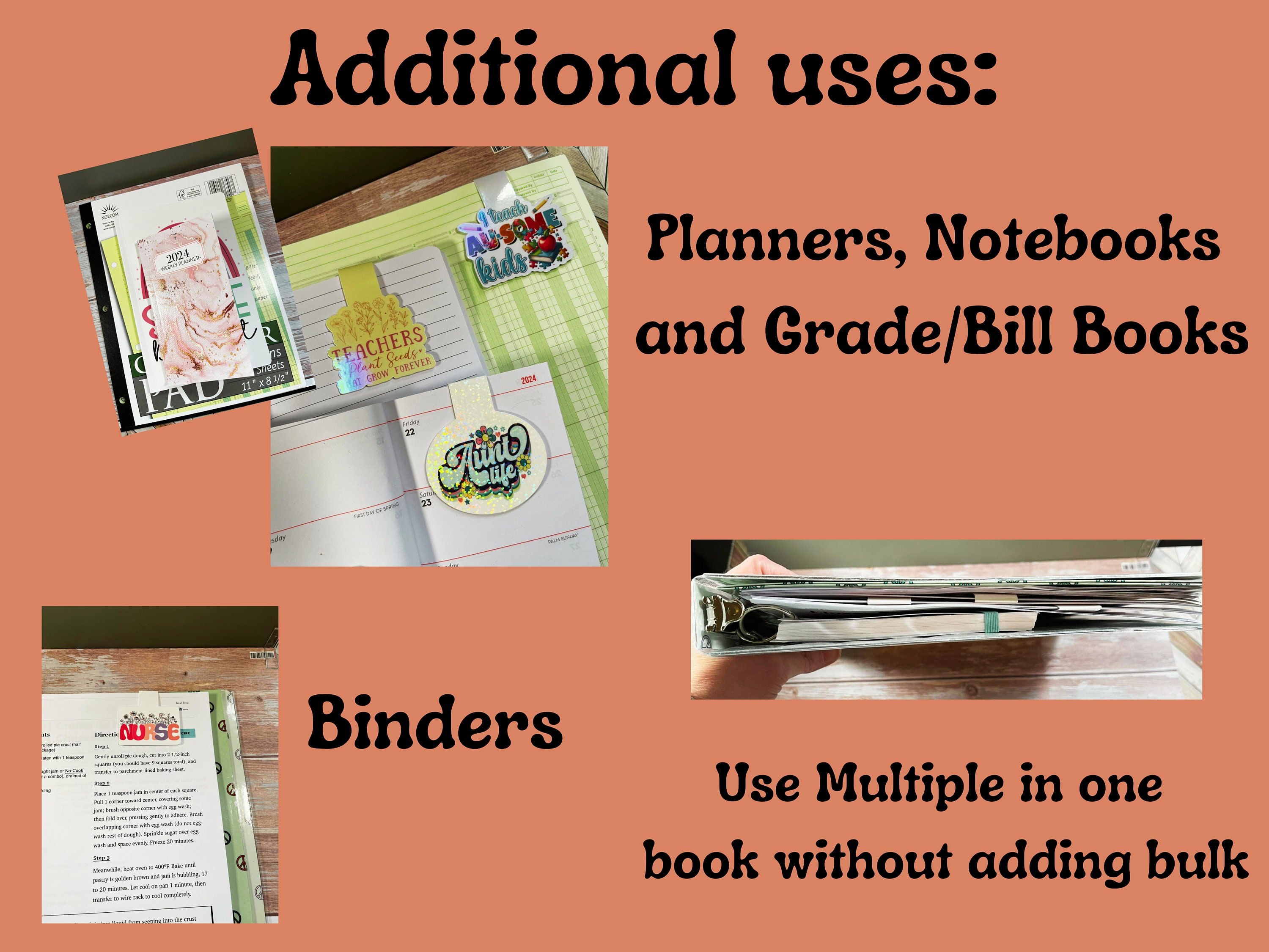 Personalized School Nurse Magnetic Bookmark Custom Book Lover Gift ...