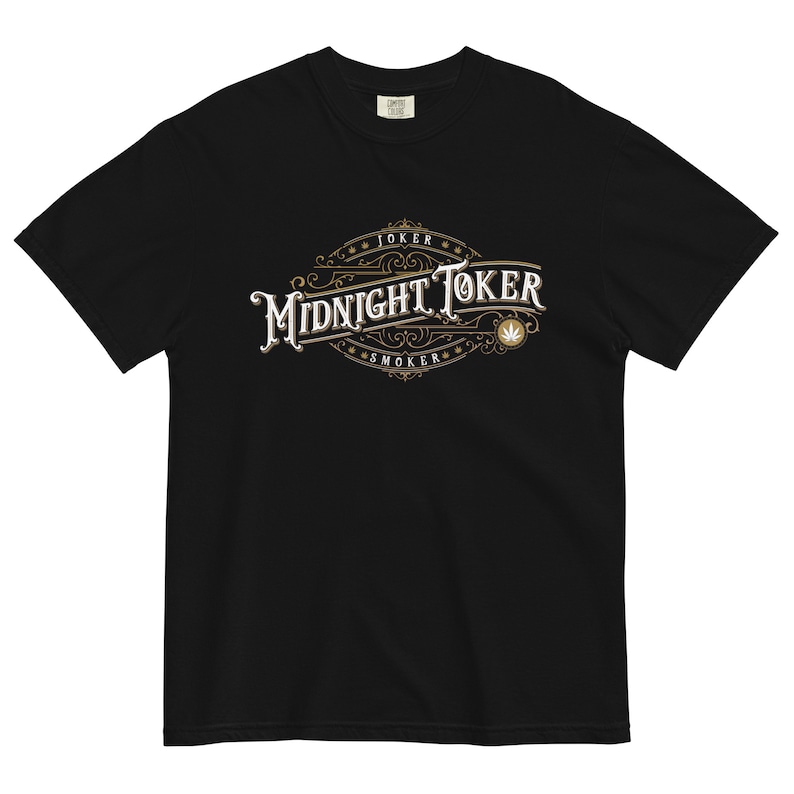 Joker Smoker Midnight Toker Weed Cannabis Stoner T-shirt - Etsy