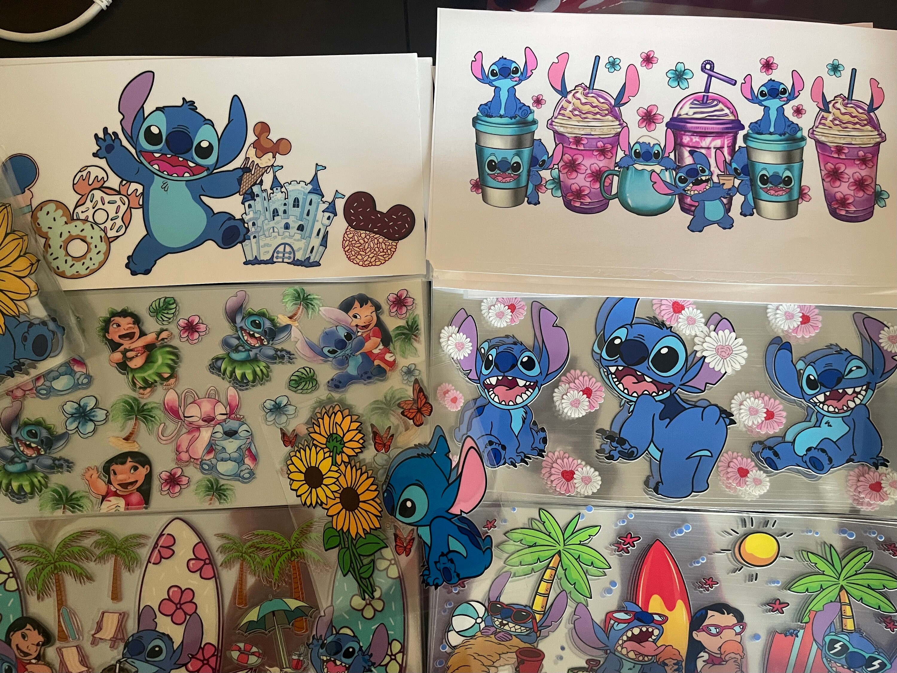 UV DTF 16oz Cup Wraps No Heat Neededeasy to Applybundle Pack 10stitch ...