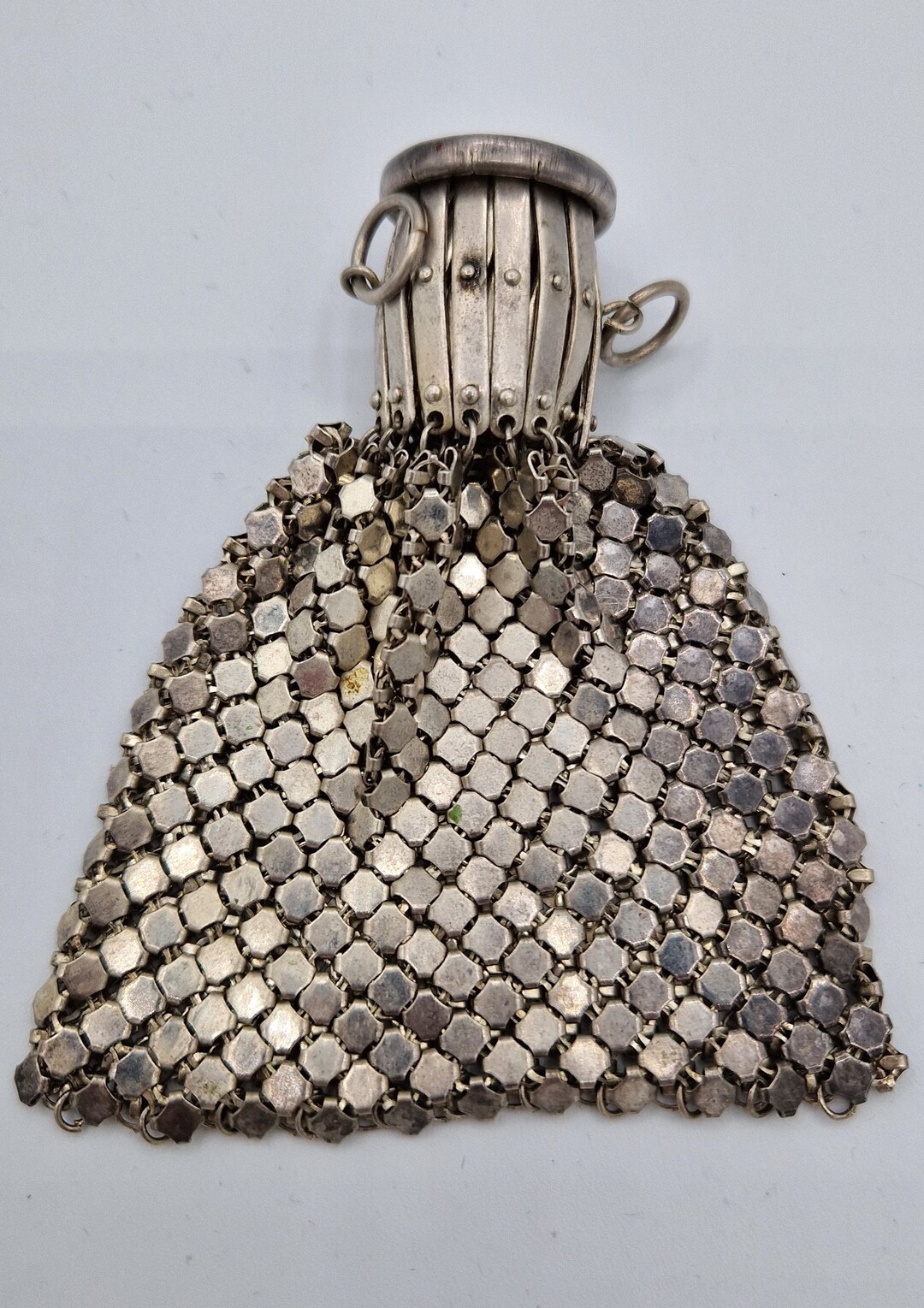 Vintage Wallet Evening Bag Metal Wallet Mesh Pocket Silver - Etsy