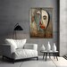 Cubism Style Face Canvas Painting, Cubism Mask Wall Art, Cubism Style ...