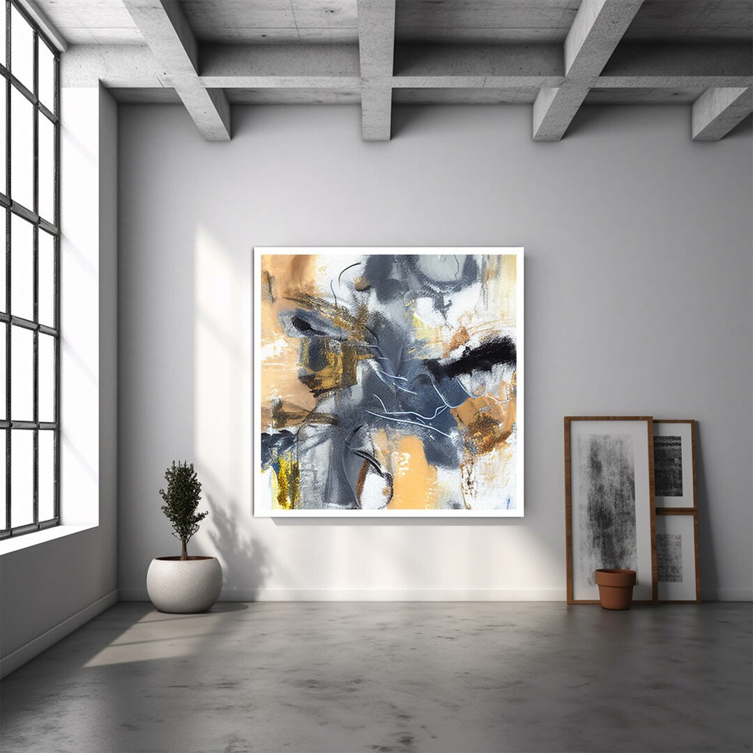 Inner Storm Canvas Painting Artist's Torment Wall Art - Etsy