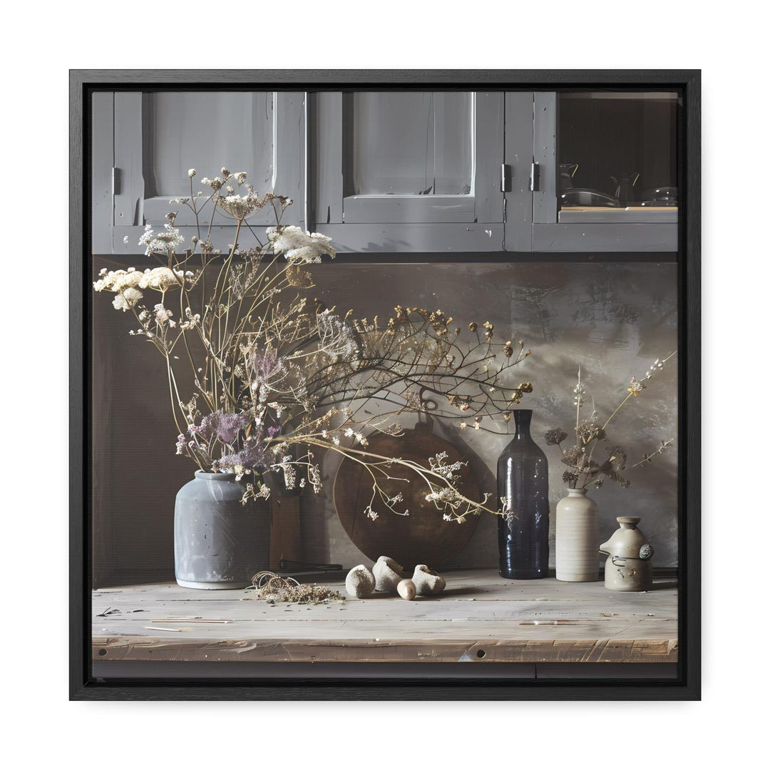 Country Still Life Gallery Canvas Wraps Square Frame Antique Still Life ...