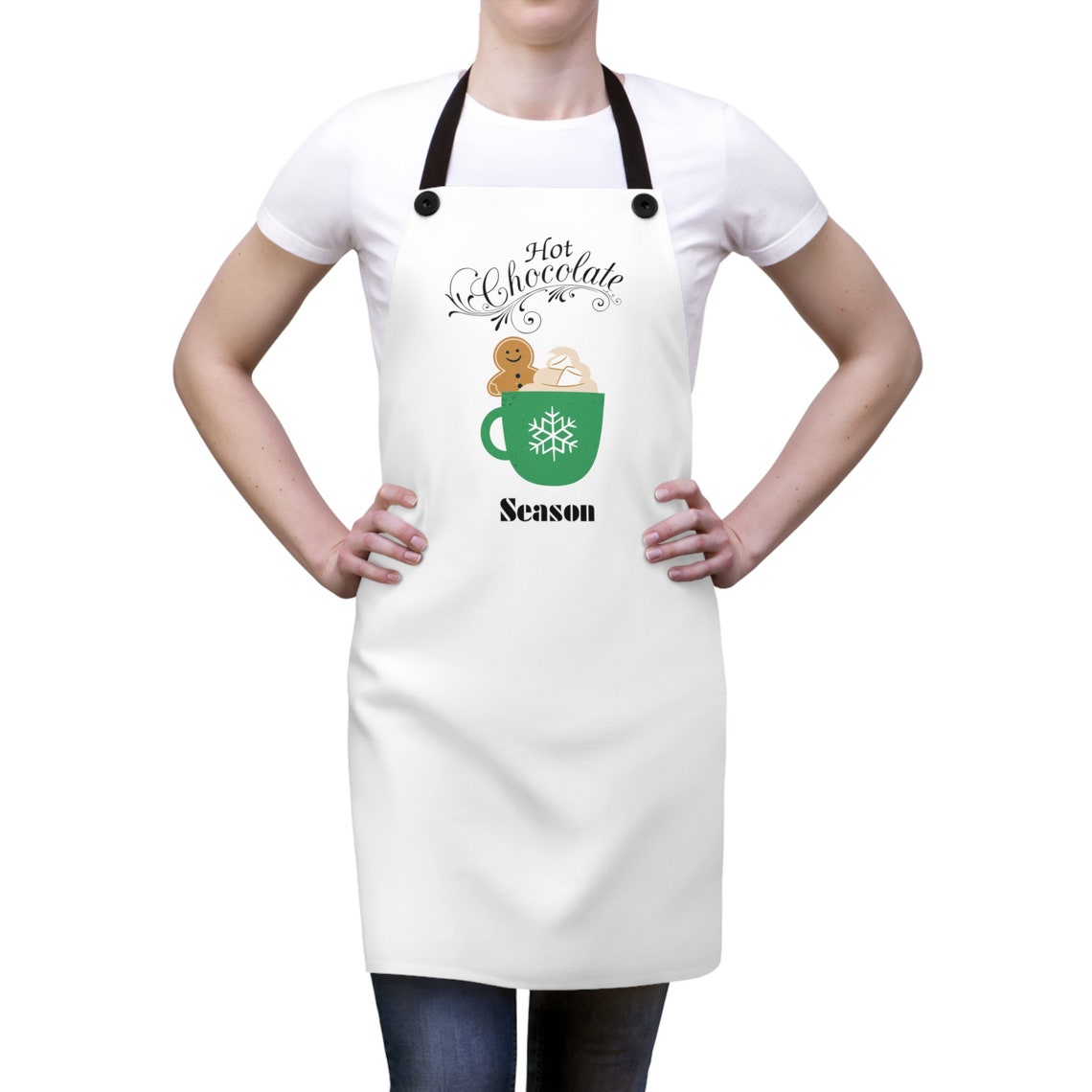 Hot Chocolate Season Apron, Hot Chocolate Apron, Season for Hot ...