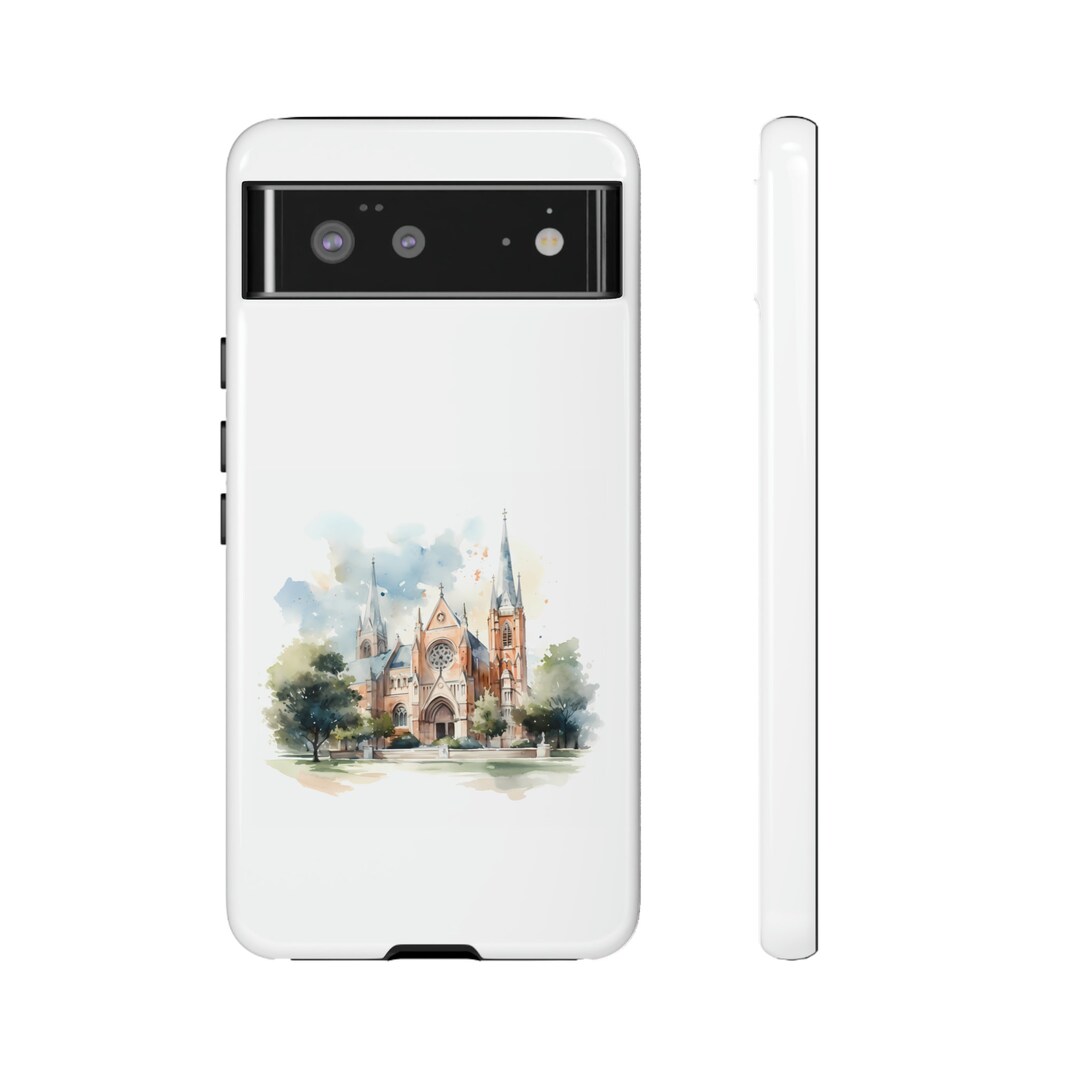 Old English Church Watercolor Phone Cases iPhone Church Watercolor Case ...