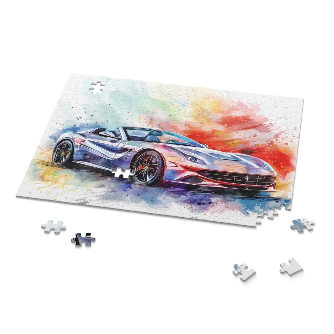 Sports Car Puzzle 252 Piece Puzzle Race Car Puzzle Father's Day Gift ...