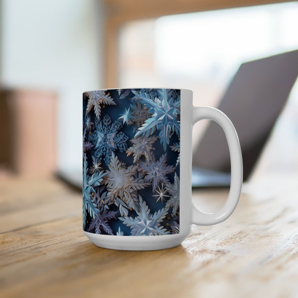 Snowflake Mug - Etsy