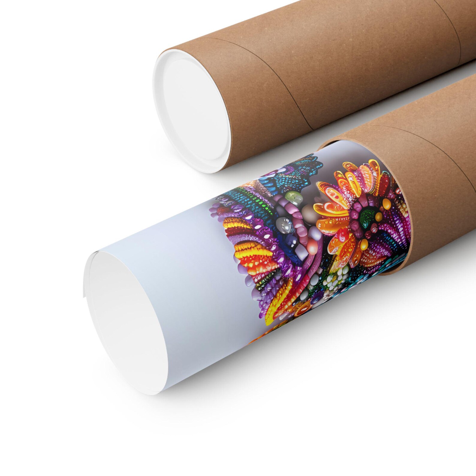 Bead Art Print Matte Poster Beaded Artsy Design Poster Bead Lover ...