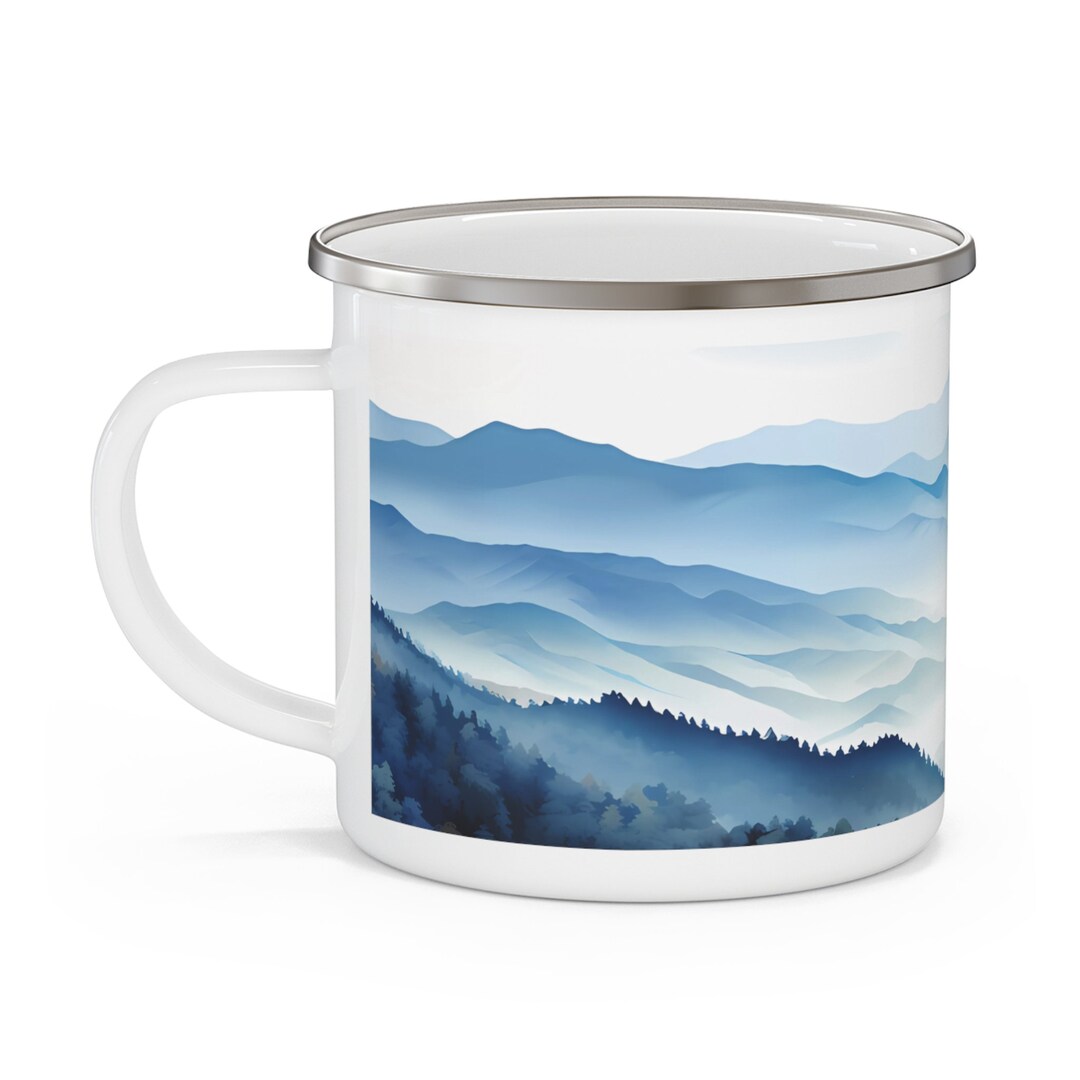 Blue Ridge Mountain Enamel Camping Mug Blue Ridge Camping Mug Mountain ...