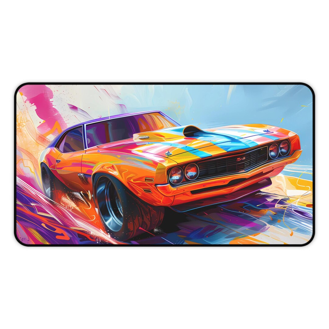 Race Car Desk Mat Sports Car Desk Mat Race Car Lover Desk Mat Race Car ...