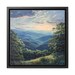 Blue Ridge Mountains Virginia Gallery Canvas Wraps Square Frame Blue ...