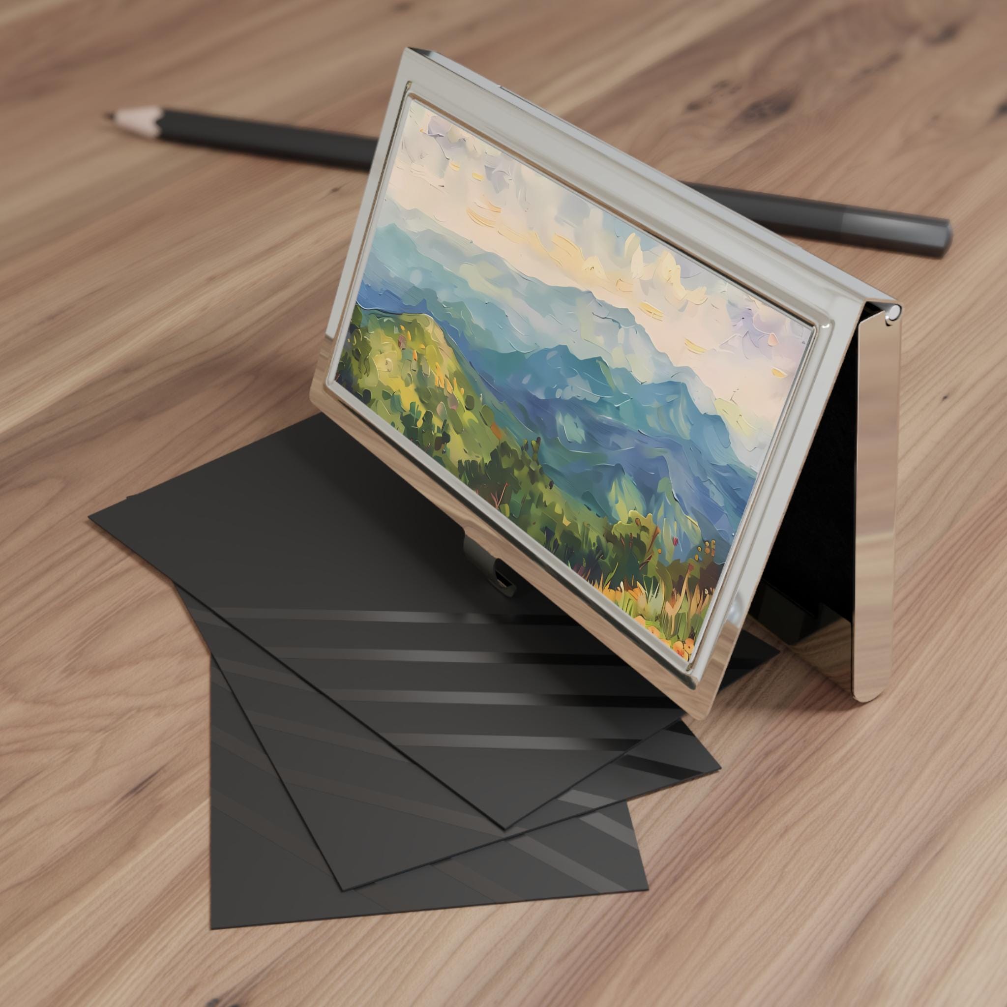 Blue Ridge Mountains Business Card Holder Blue Ridge Mountain Lover ...