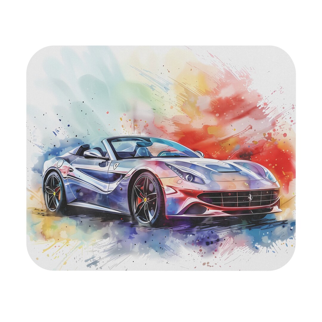 Sports Car Mouse Pad Race Car Mouse Pad Sports Car Lover Gift Sports ...