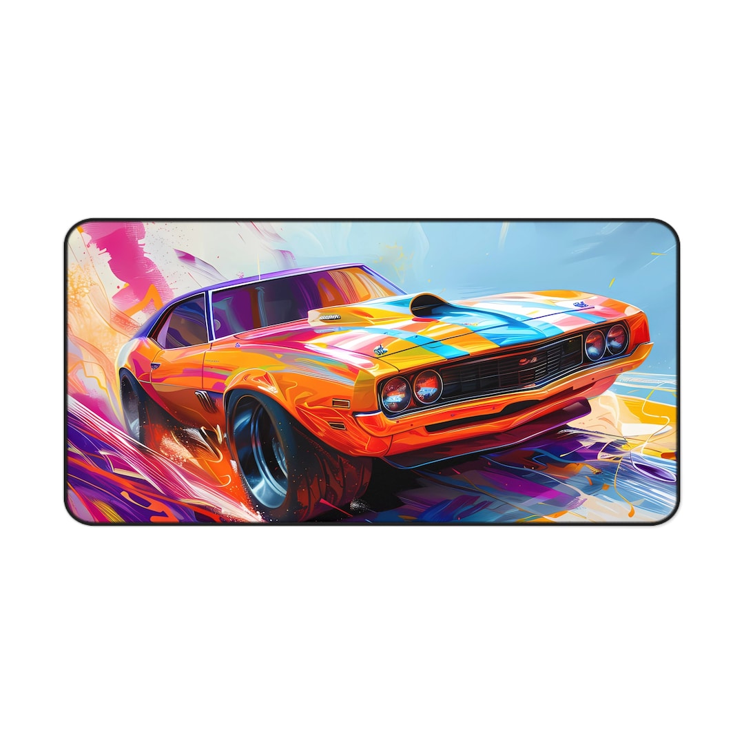 Race Car Desk Mat Sports Car Desk Mat Race Car Lover Desk Mat Race Car ...