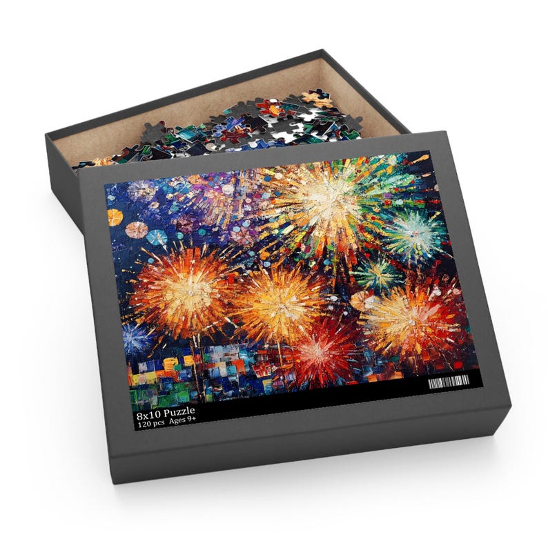 Fireworks Puzzle 120 Piece Puzzle Party Puzzle Puzzle in a Day Colorful ...