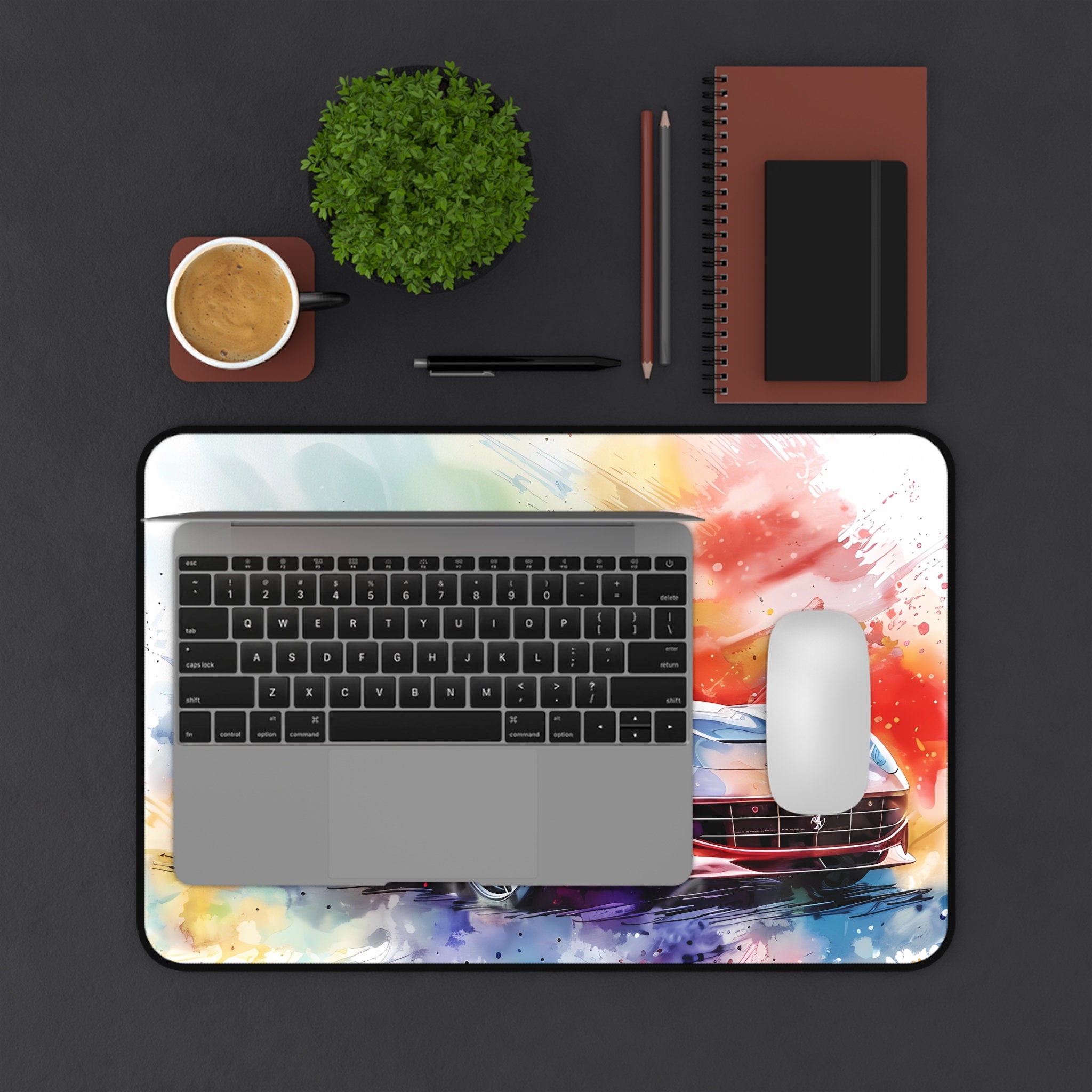 Sports Car Desk Mat Racing Car Desk Mat Sports Car Lover Desk Mat ...